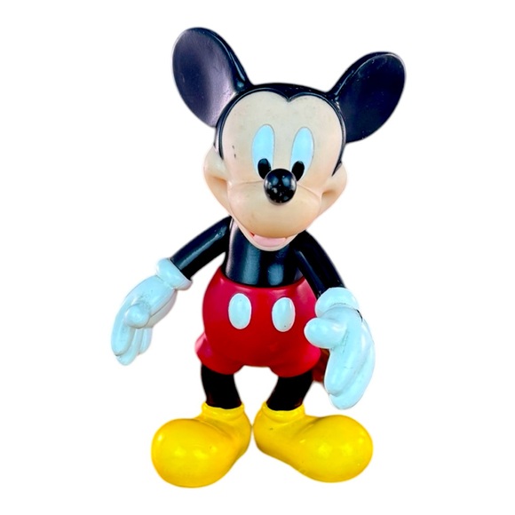 Disney | Other | Vintage Mickey Mouse Figurine Classic Disney ...